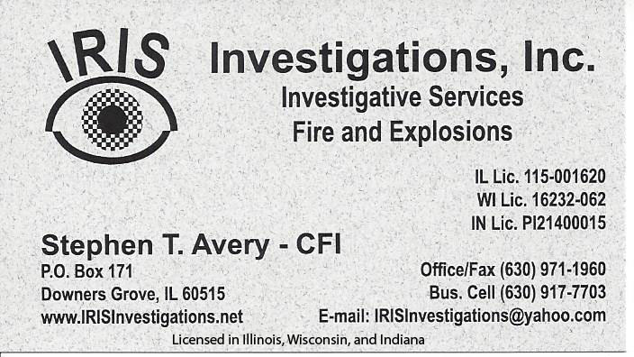 Illinois Chapter of International Association of Arson Investigators ...